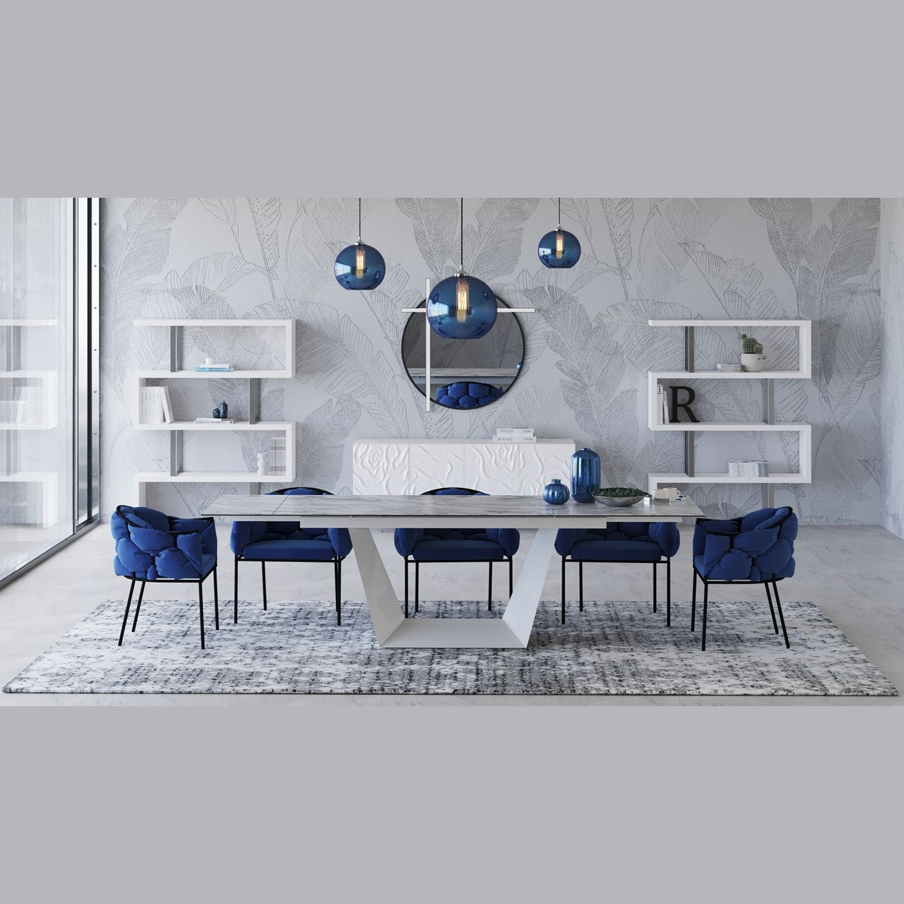 VG- BALDWIN EXTENDABLE DINING TABLE – Classico Roma