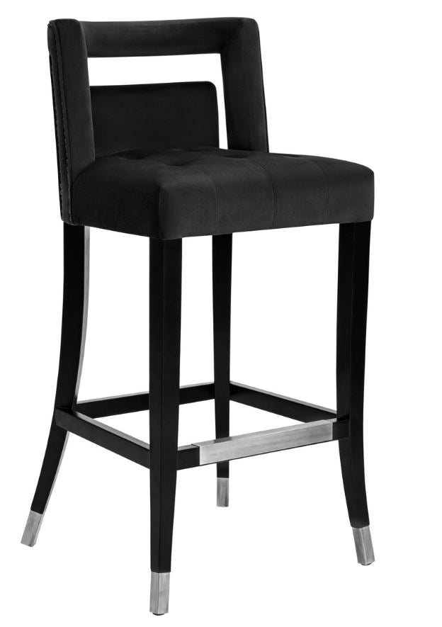 Buy TV - HART BLACK VELVET BAR STOOL Online in Toronto, Canada ...