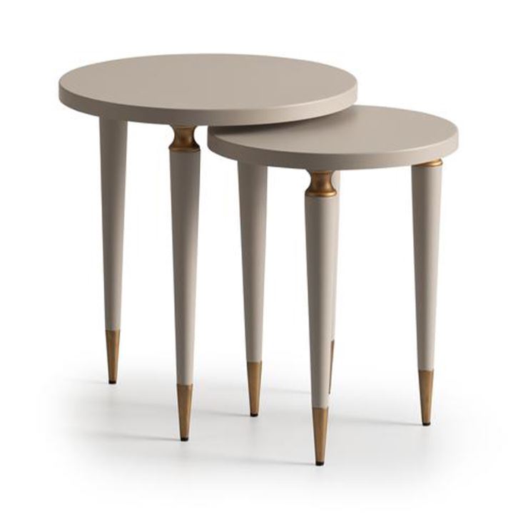 GB Ecrue Nesting Table | Classico Roma